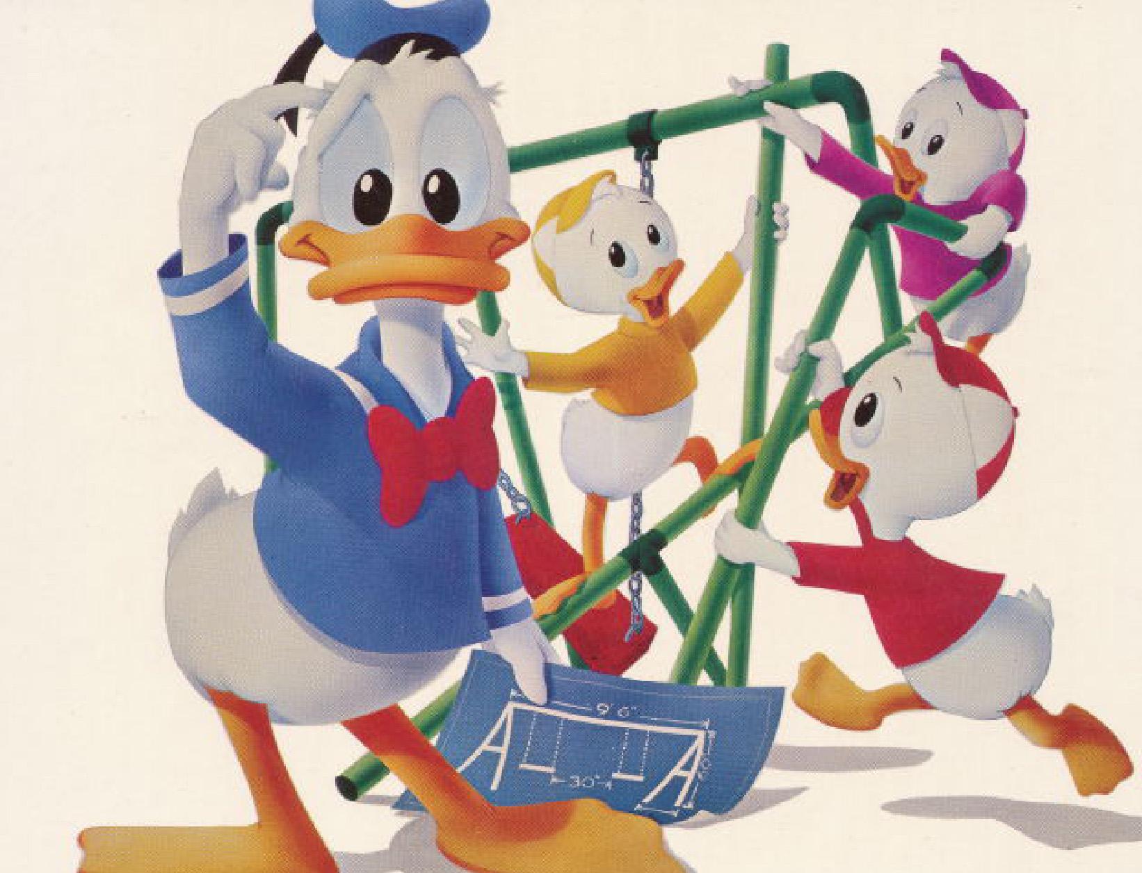 Pixelbeschallung - Donald Ducks Playground (C64, 1984), Minigames vom ...